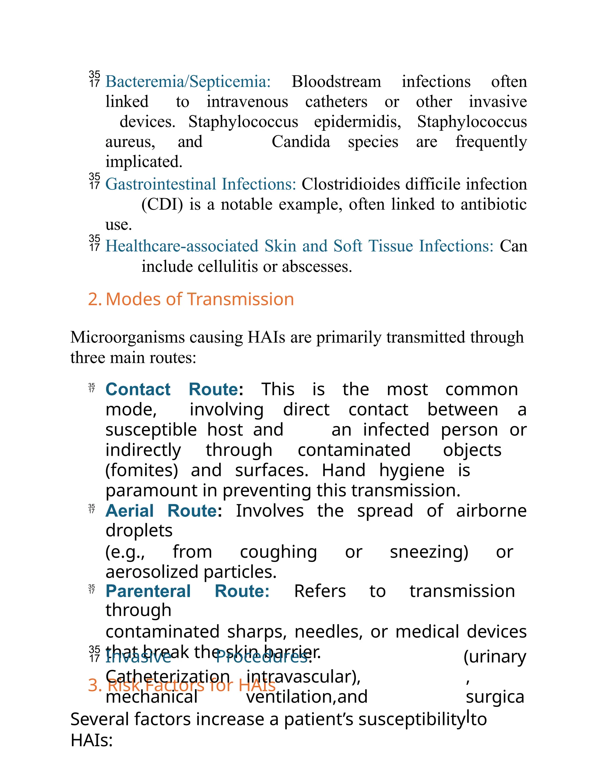 Hospital Acquired Infection Notes.pptx.. | PPTX