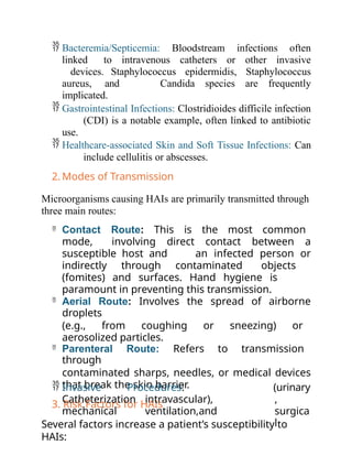 Hospital Acquired Infection Notes.pptx.. | PPTX