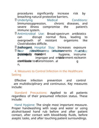 Hospital Acquired Infection Notes.pptx.. | PPTX