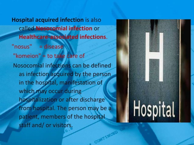 Hospital acquired infections | PPTX