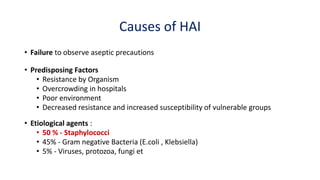 Hospital acquired infections | PPTX