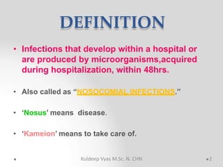 Hospital acquired infections | PPT