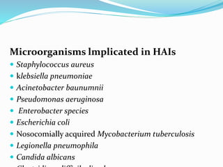 Hospital acquired infections | PPTX