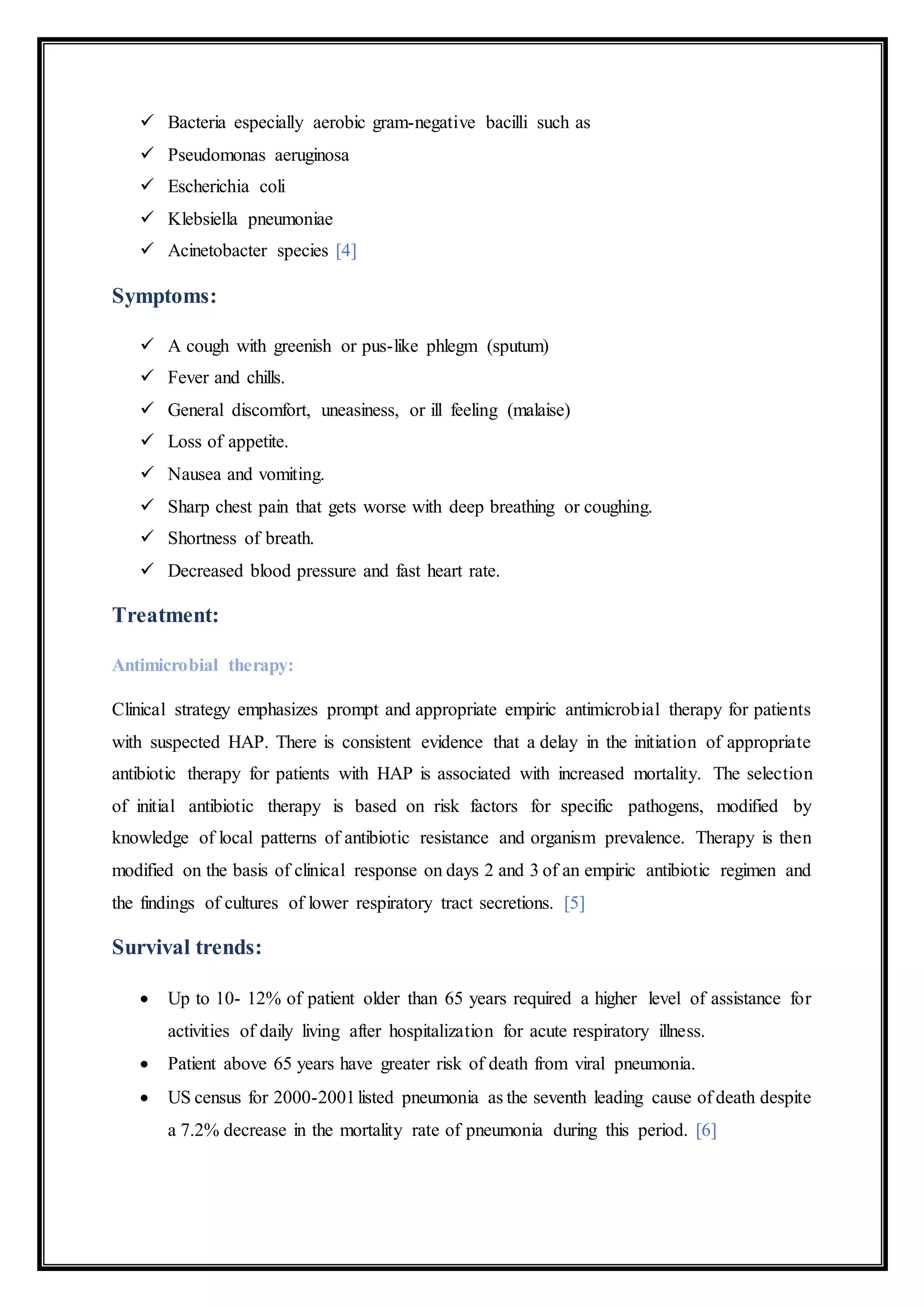 Hospital acquired infections and their survival rate | DOCX | Lung and ...