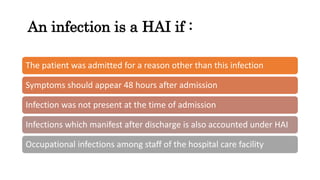 Hospital acquired infections | PPTX