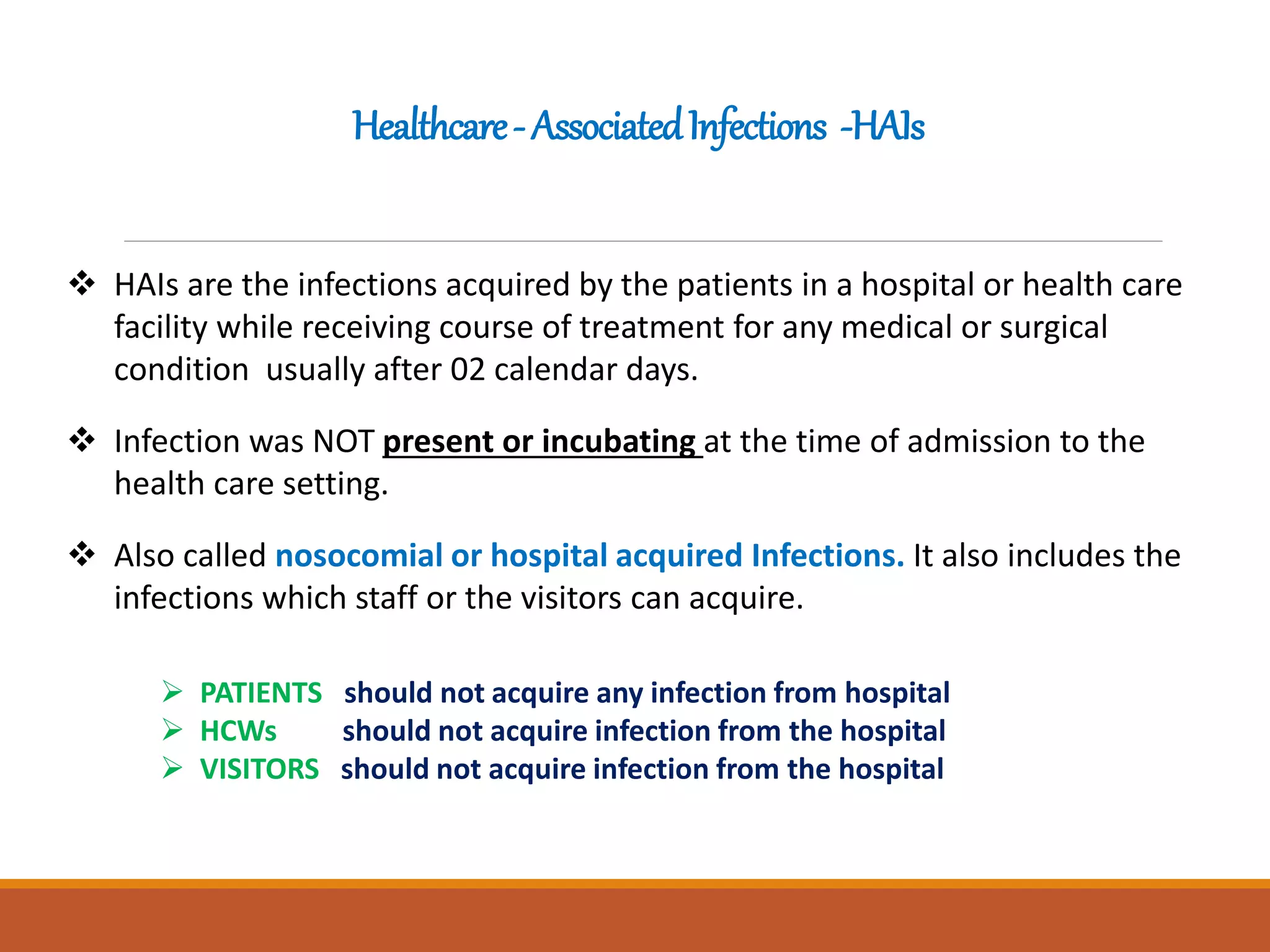 Hospital acquired infection surveillance (devices) | PPTX