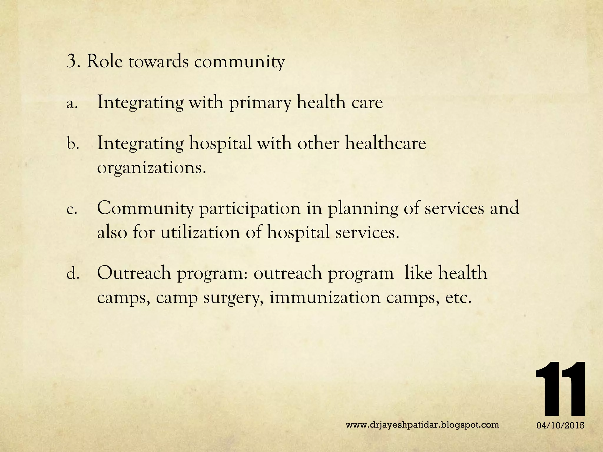 Hospital administration | PDF