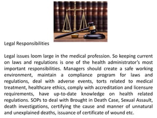 Hospital Administration - Introduction & Overview | PPTX