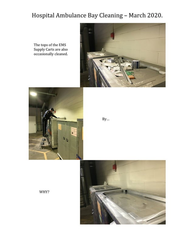 Hospital ambulance bay cleaning march 2020 | PDF