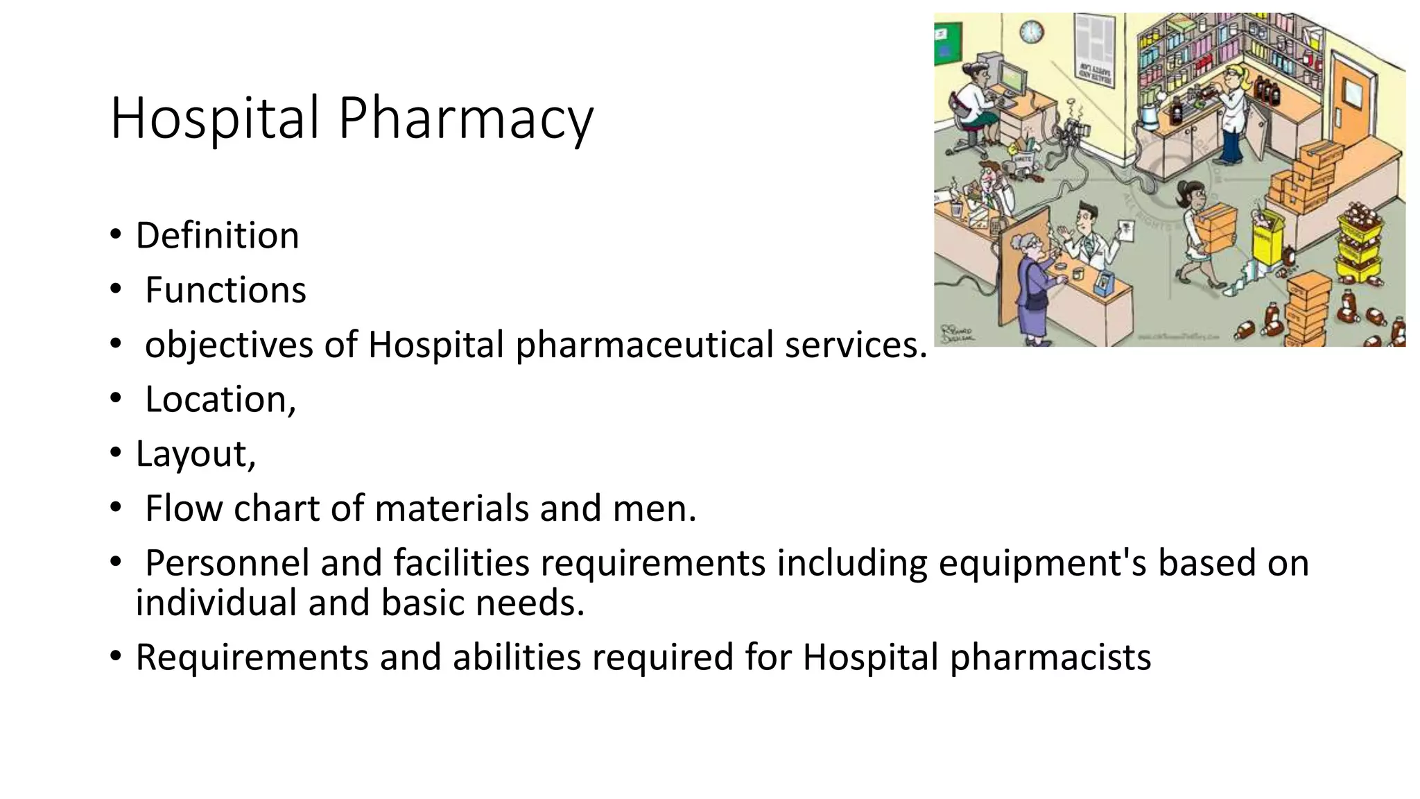 Hospital and clinical pharmacy | PPTX