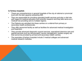 Hospital and its classification | PPT