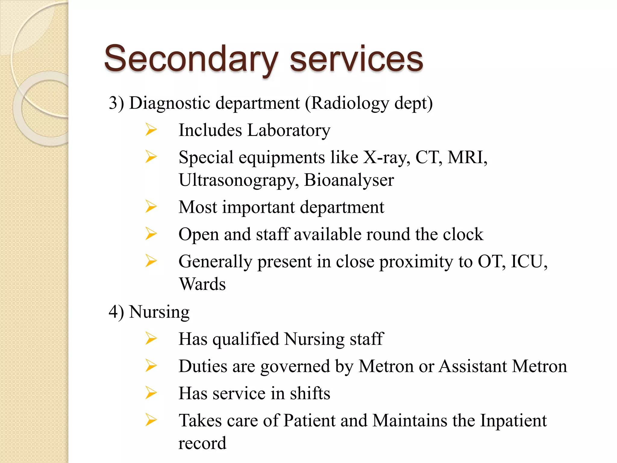 Hospital and its organization | PPTX