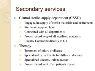 Hospital and its organization | PPTX