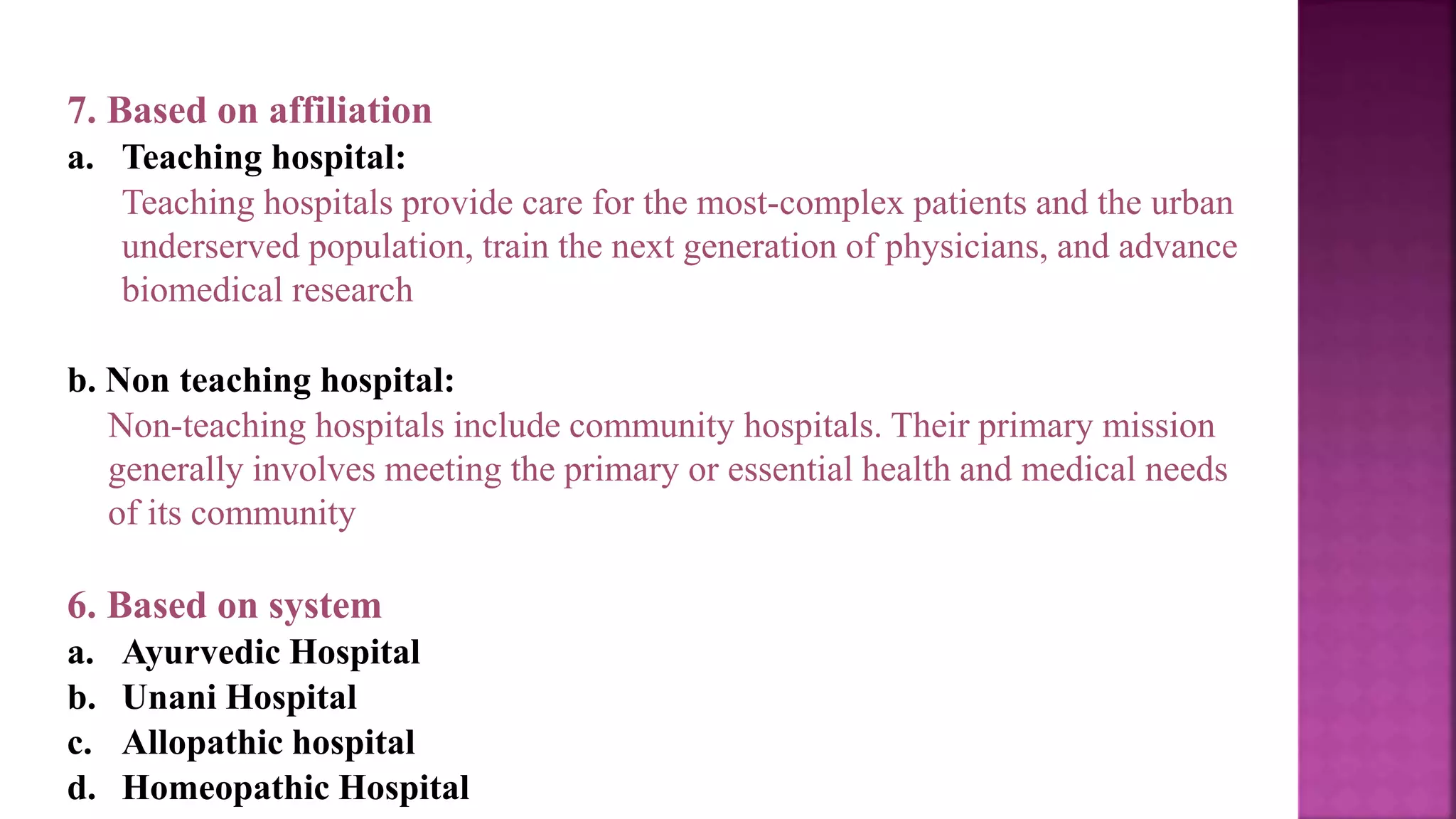 Hospital and its organisation | PPTX