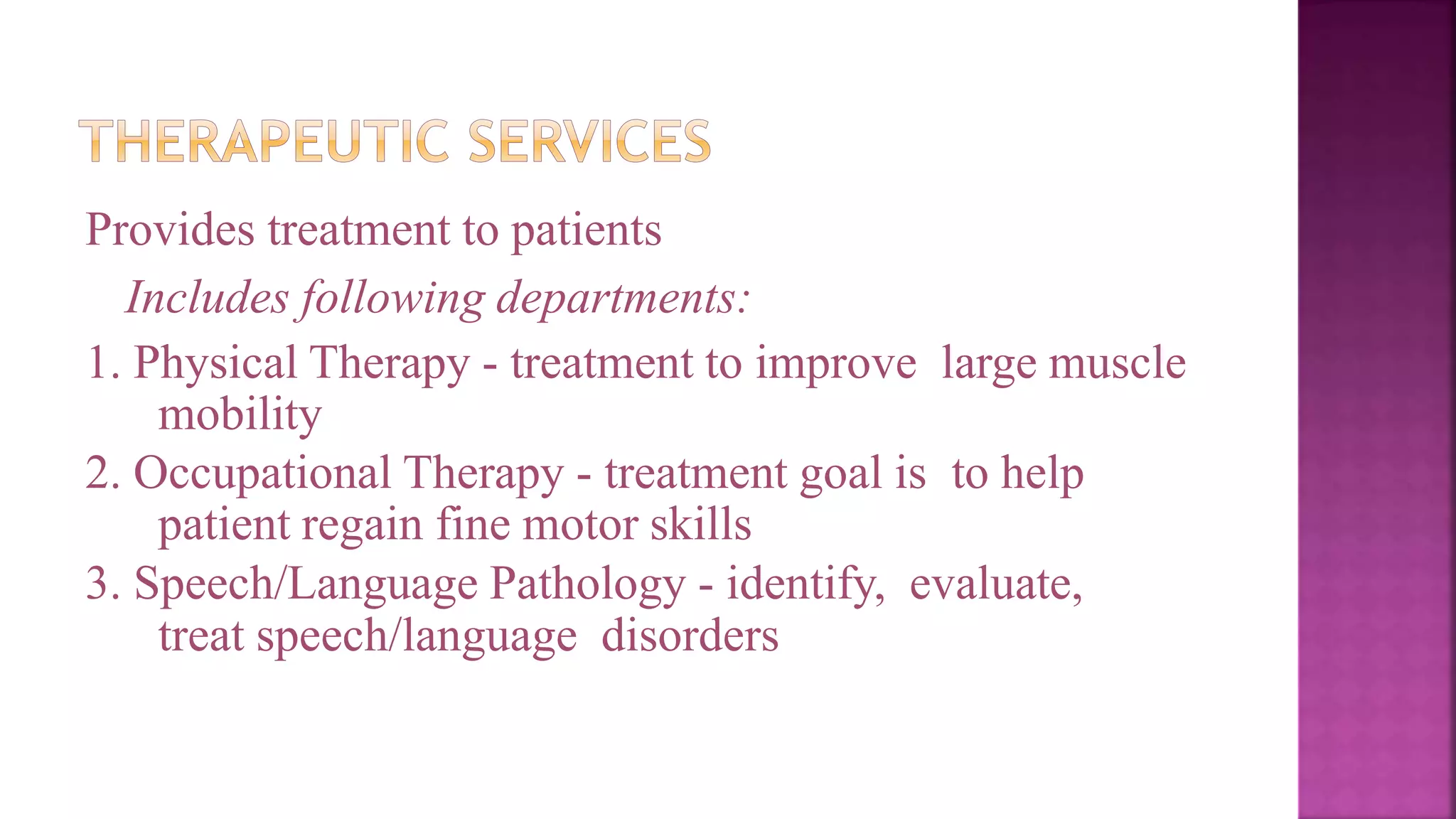 Hospital and its organisation | PPTX