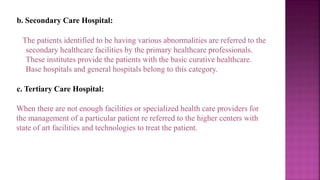 Hospital and its organisation | PPTX