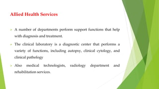 Hospital and its organisation.pptx