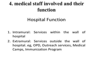 Hospital and its organisation and function | PPTX