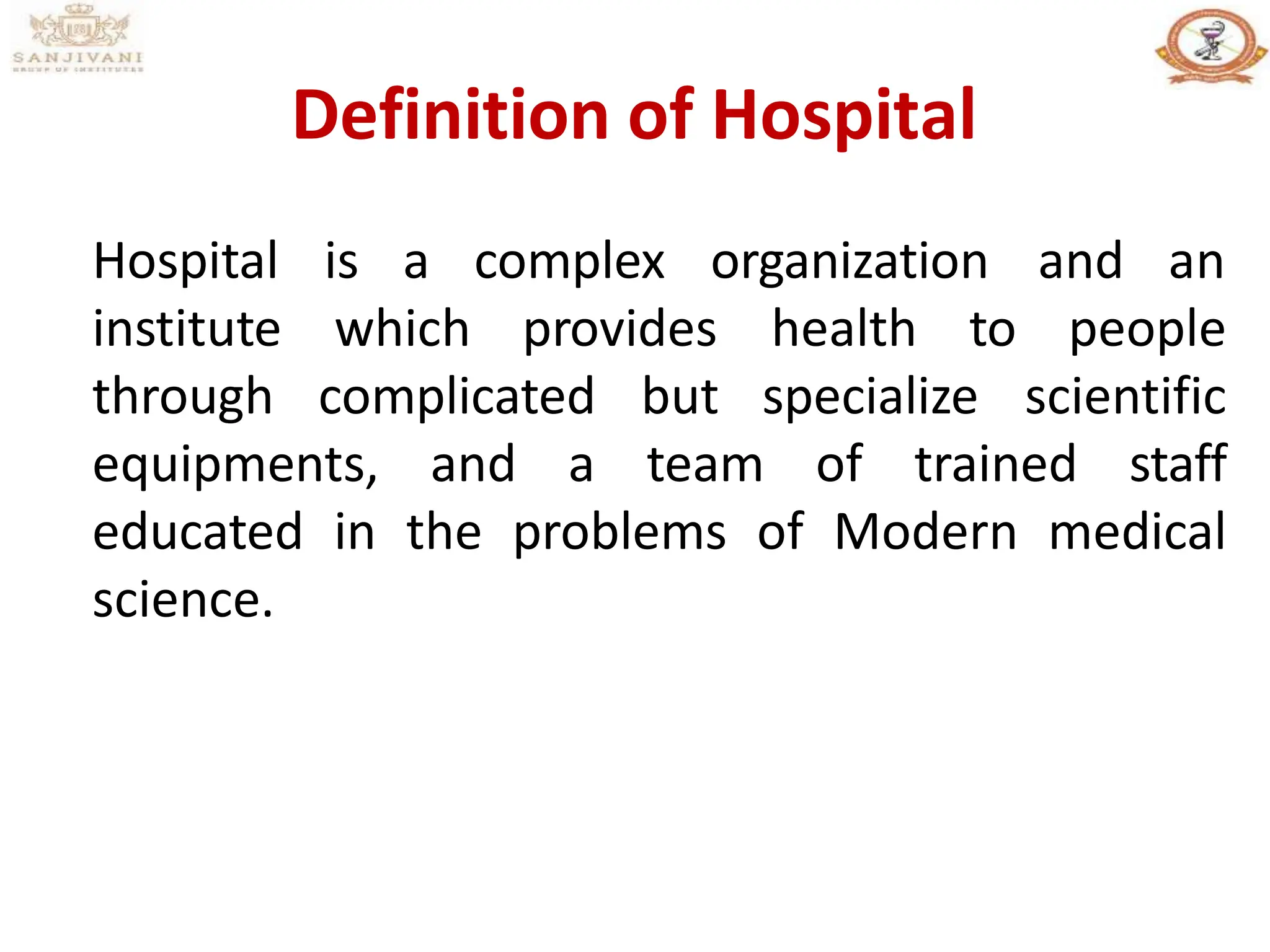 Hospital and Its organization.pptx
