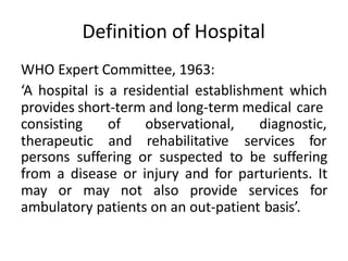 Hospital and its organization ppt.pptx