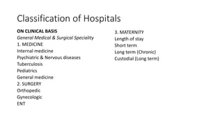 Hospital and organisation of hospital.pptx | Infectious Diseases ...