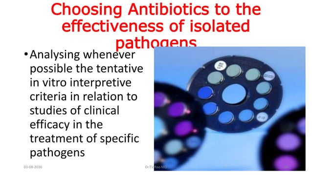 HOSPITAL ANTIBIOGRAMS principles interpretation and documentation ...