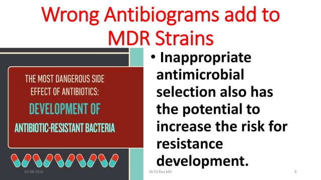 HOSPITAL ANTIBIOGRAMS principles interpretation and documentation ...