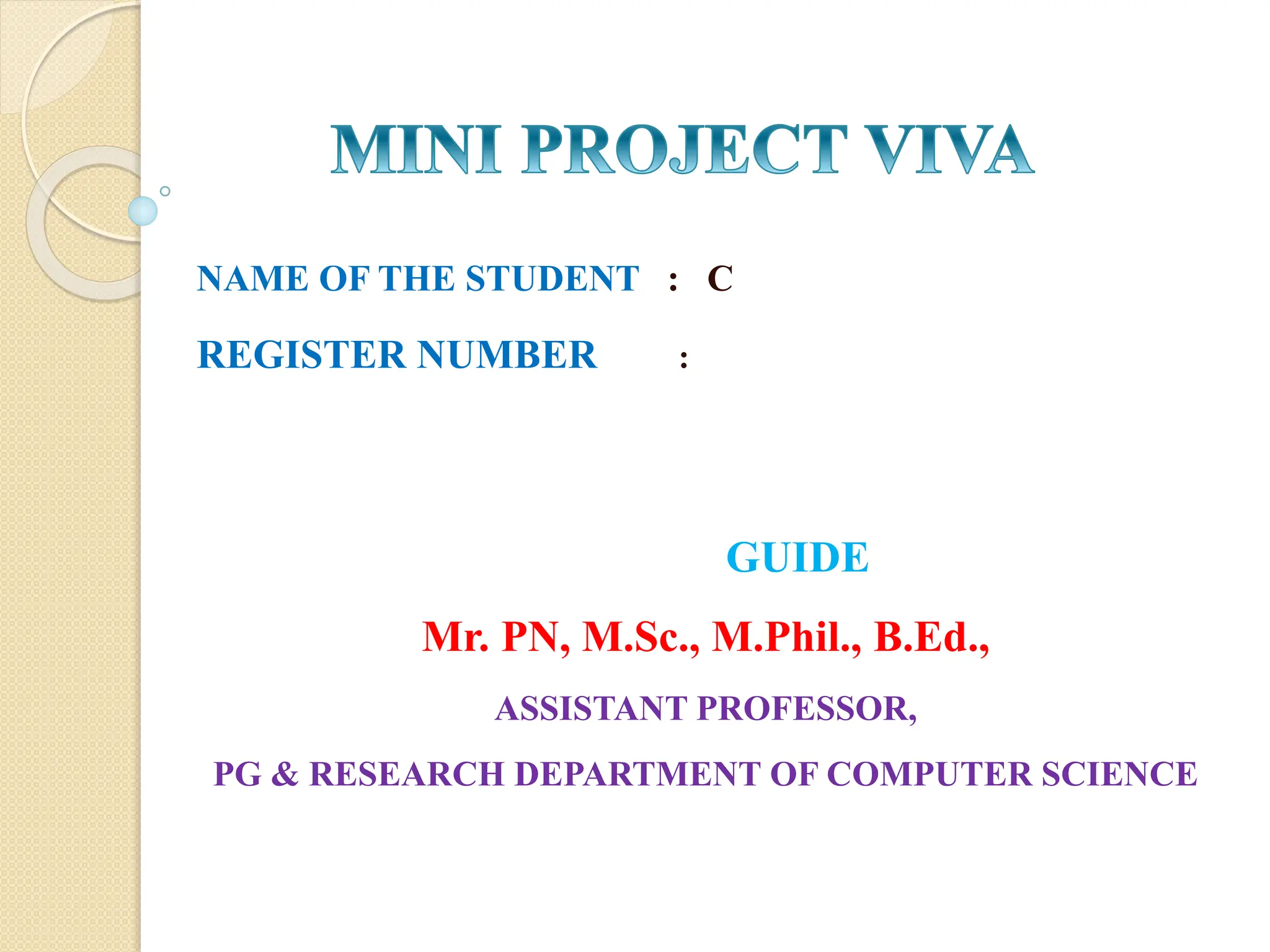 HOSPITAL APPOINTMENT SYSTEM.pptx for final project | PPT