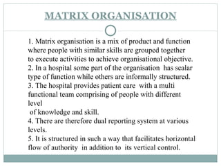 Hospital as an organisation | PPT