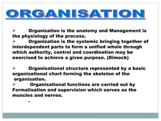 Hospital as an organisation | PPT
