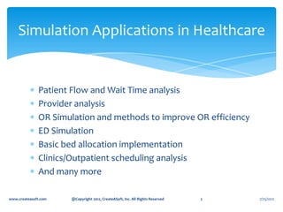 Healthcare Simulation | PPTX