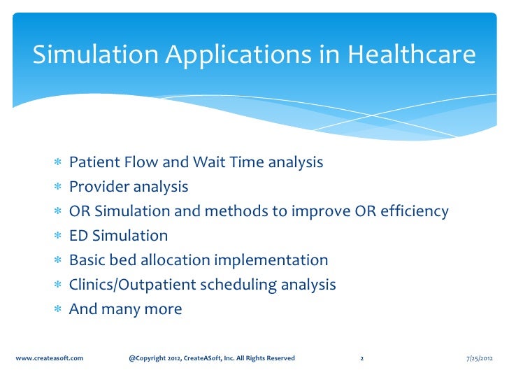 Healthcare Simulation