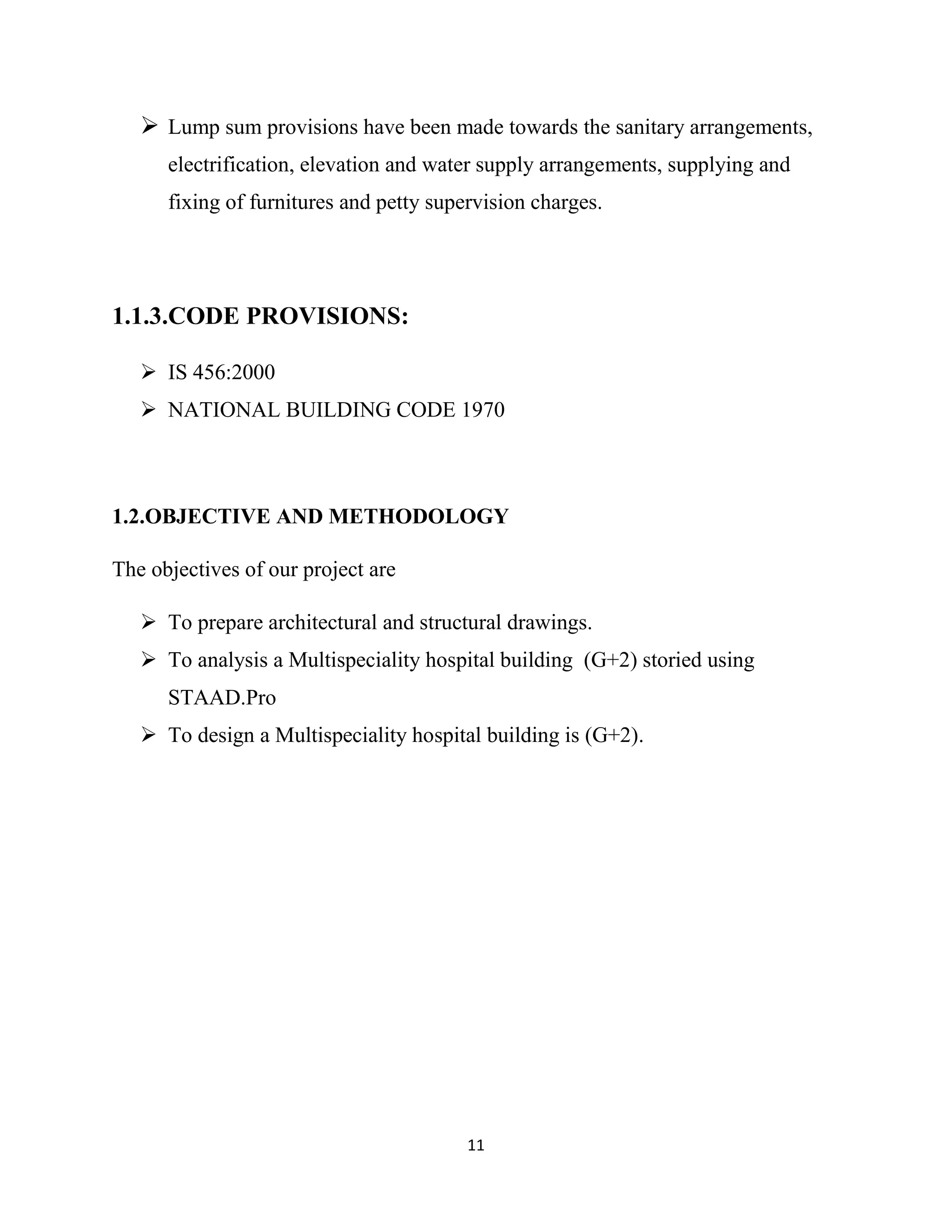 Hospital building project | PDF