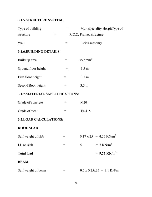 Hospital building project | PDF