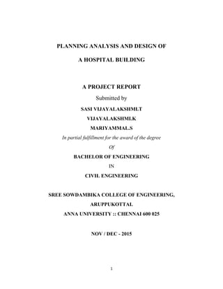 Hospital building project | PDF