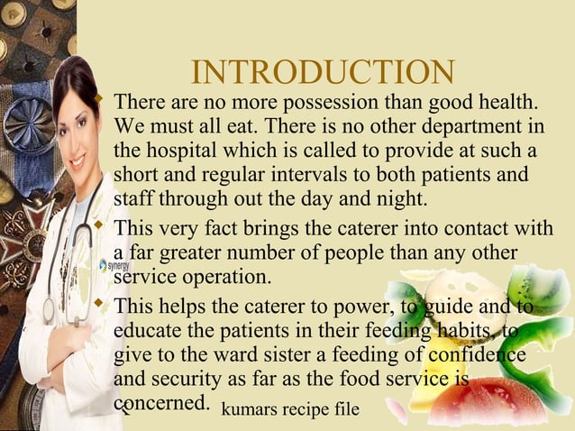 Hospital catering | PPT
