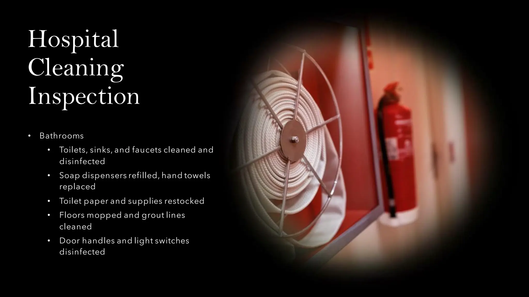 Hospital Cleaning Inspection eAuditor Audits & Inspections | PDF