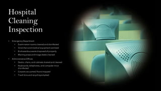 Hospital Cleaning Inspection eAuditor Audits & Inspections | PDF