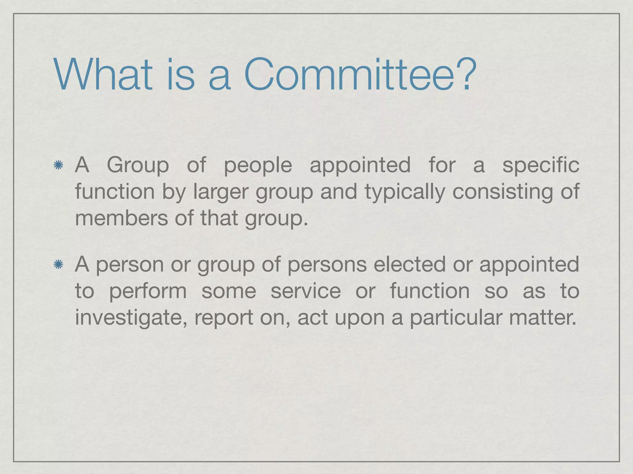 Hospital committees | PDF