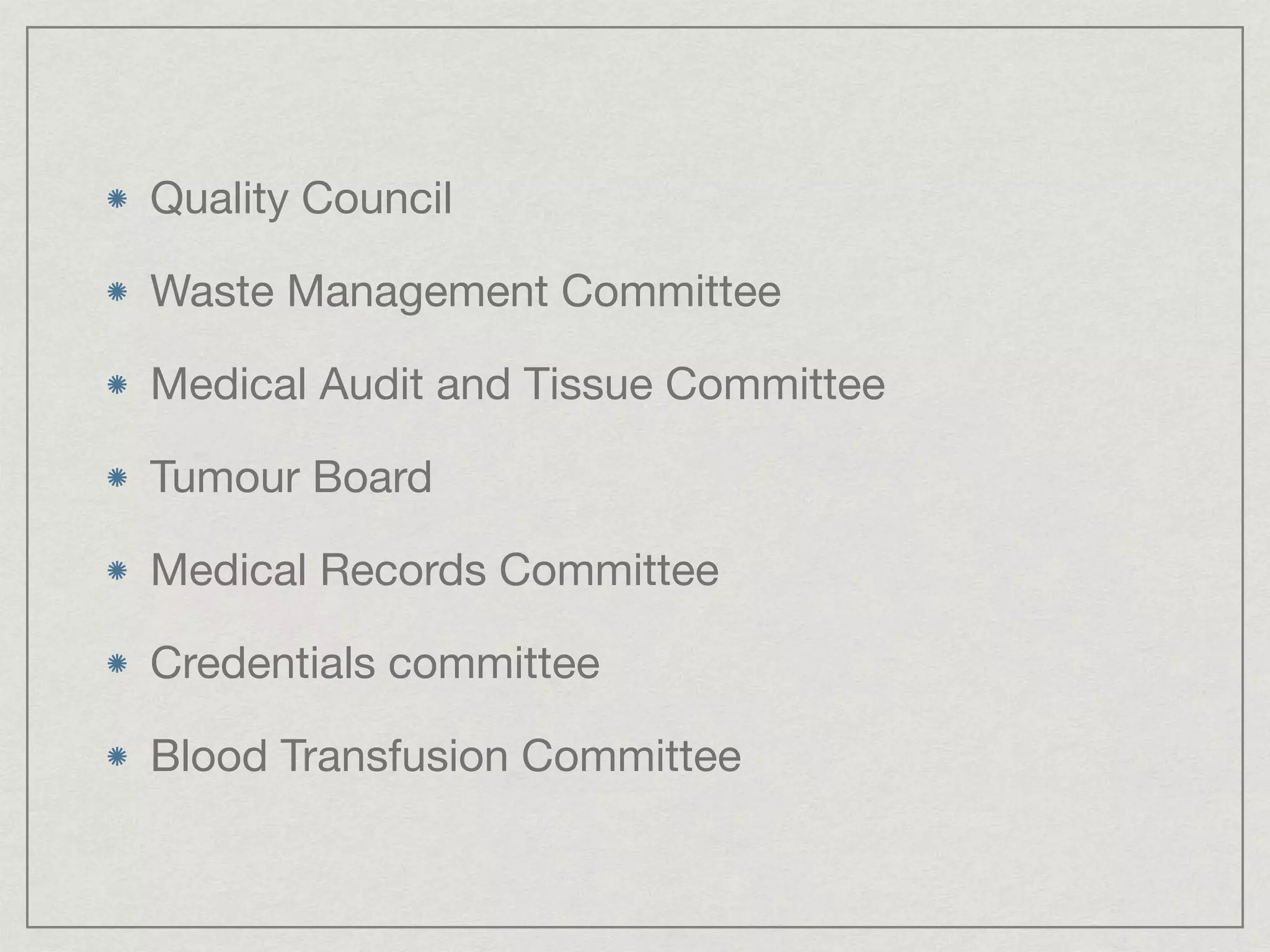 Hospital committees | PDF