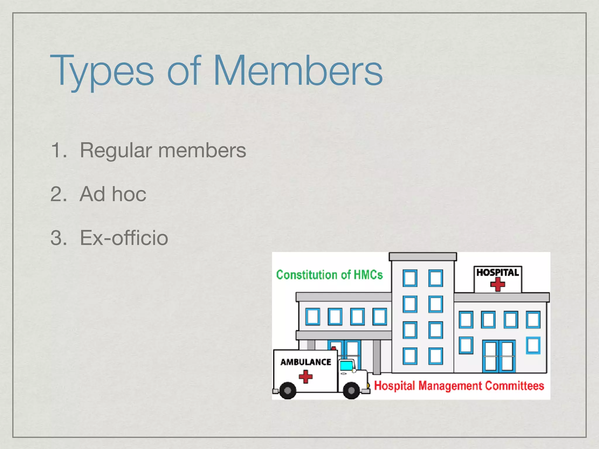 Hospital committees | PDF
