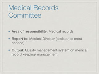 Hospital committees | PDF