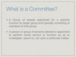 Hospital committees | PDF