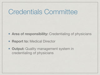 Hospital committees | PDF