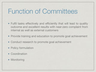 Hospital committees | PDF