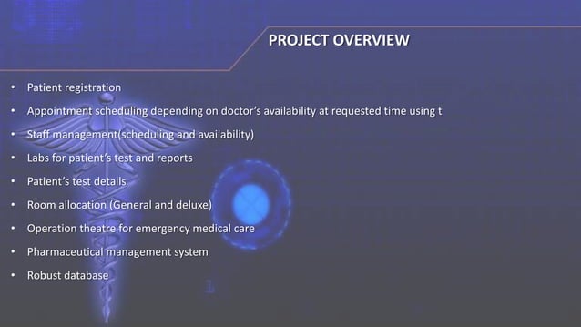 Hospital database management system (1) | PPTX