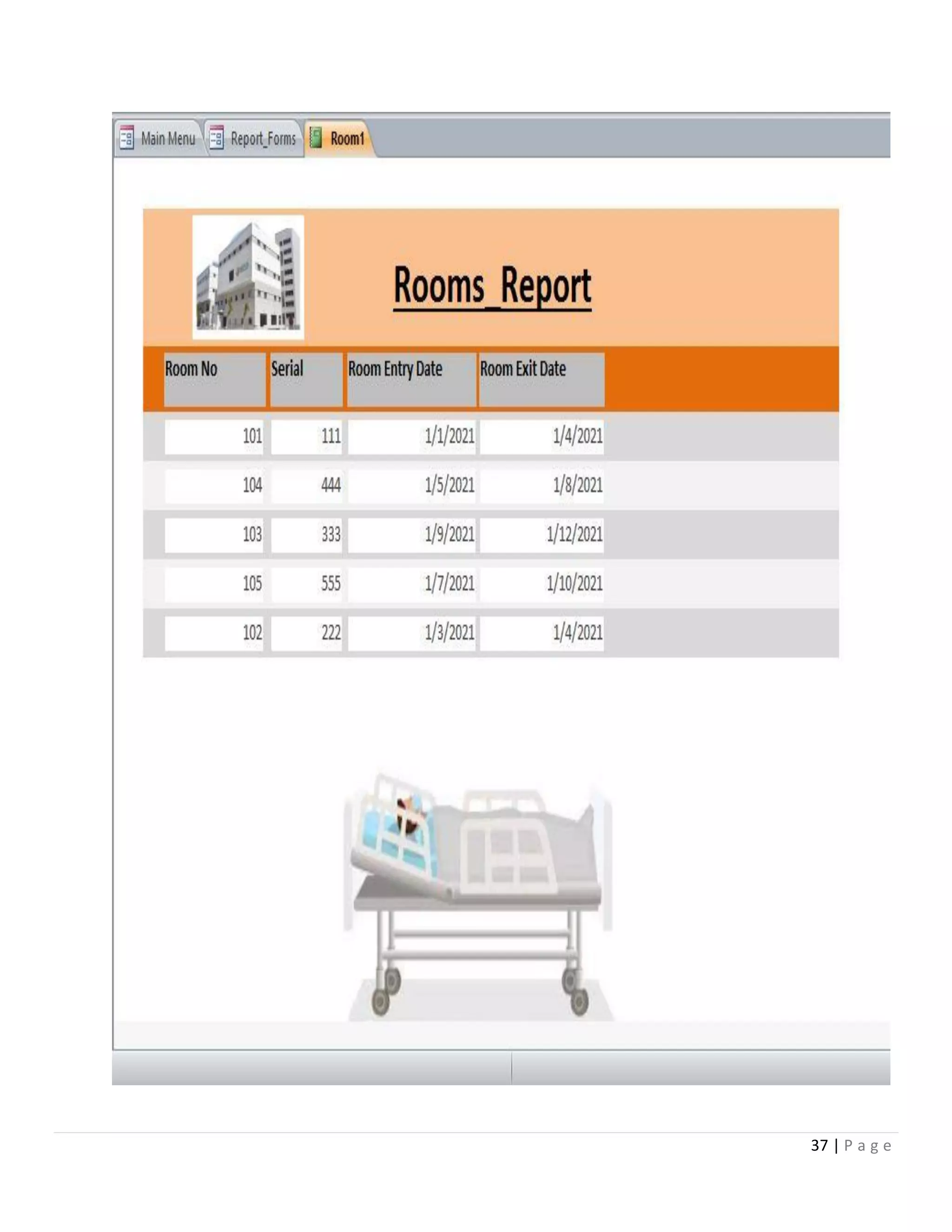 Hospital database management system project report | PDF