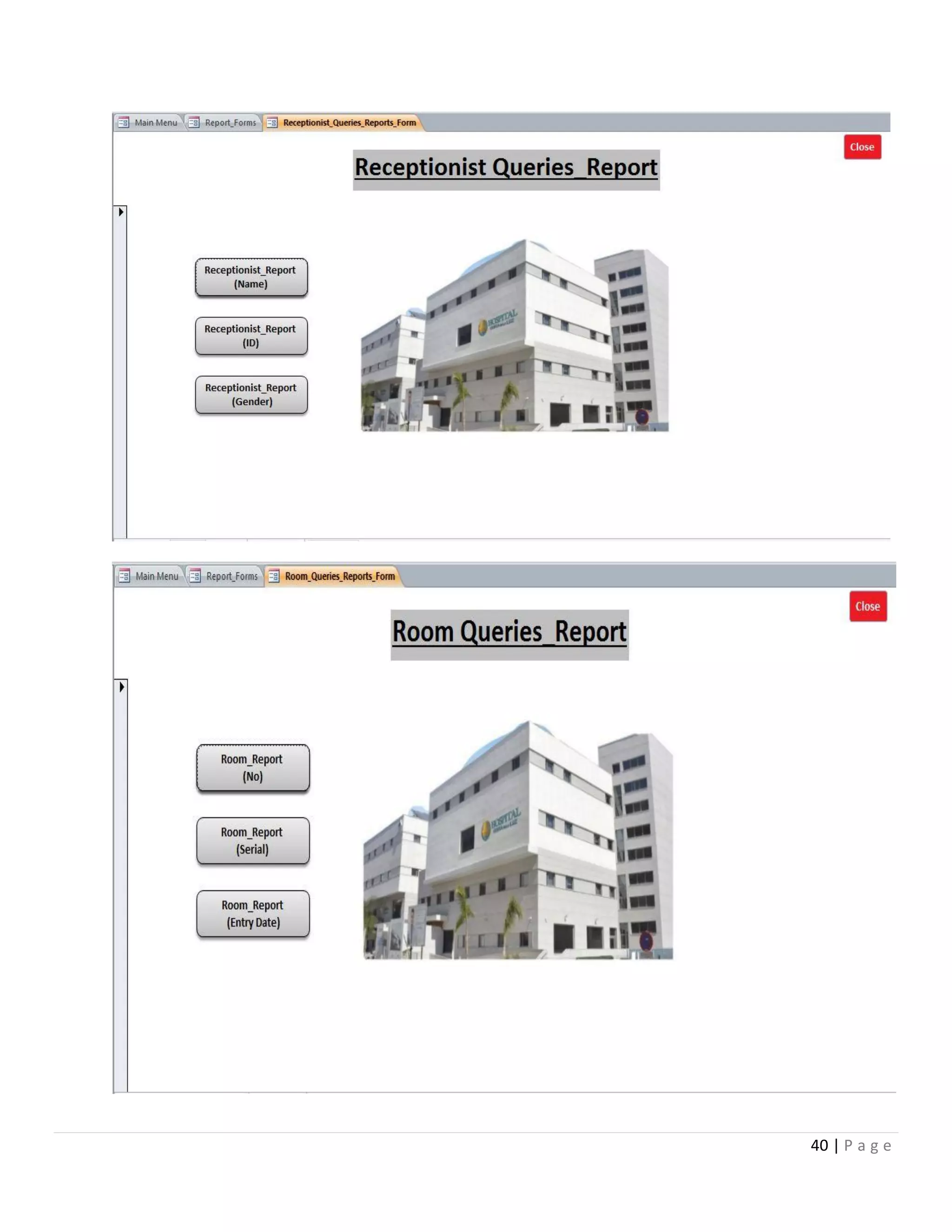 Hospital database management system project report | PDF
