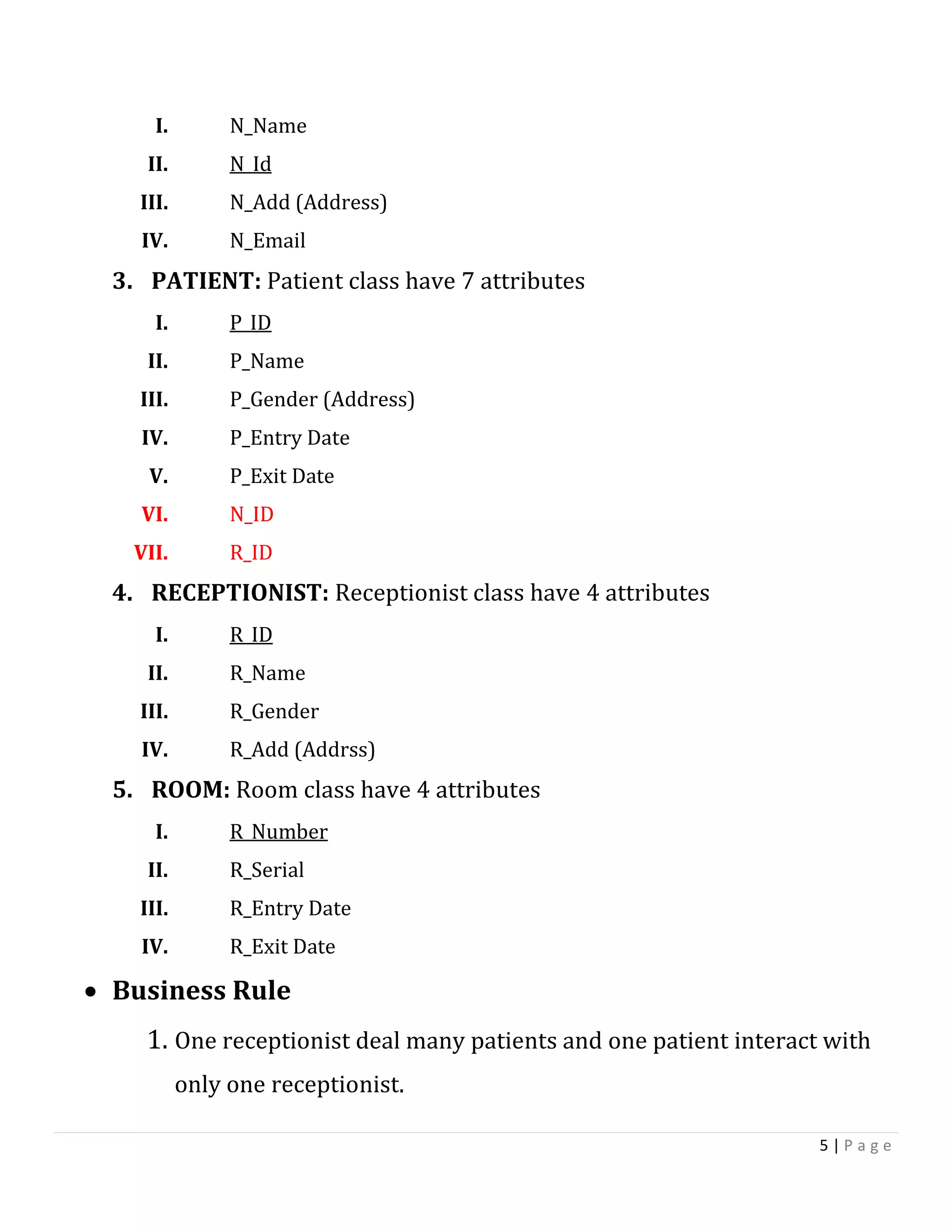 Hospital database management system project report | PDF