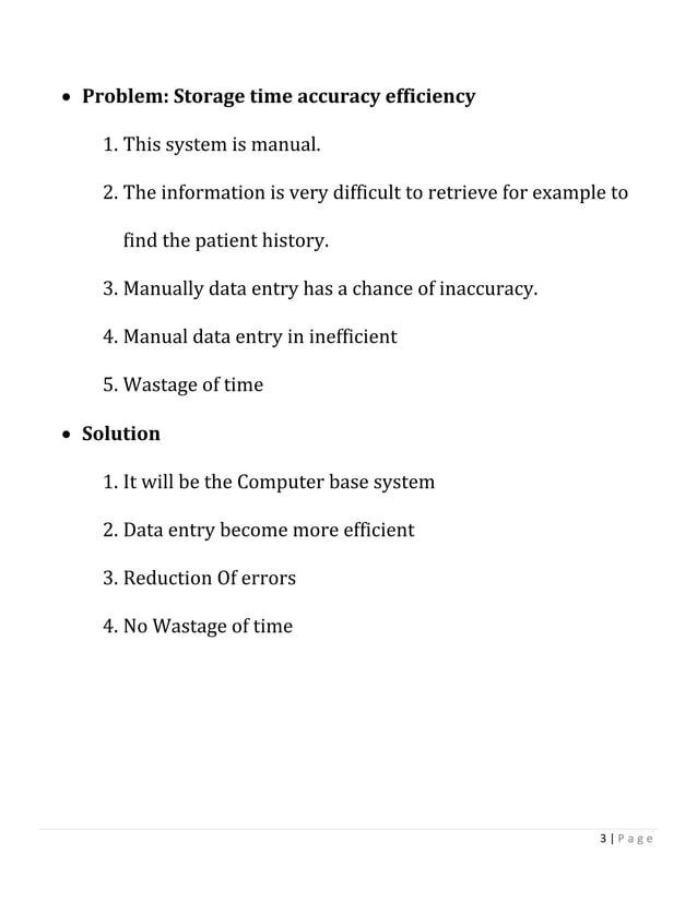 Hospital database management system project report | PDF